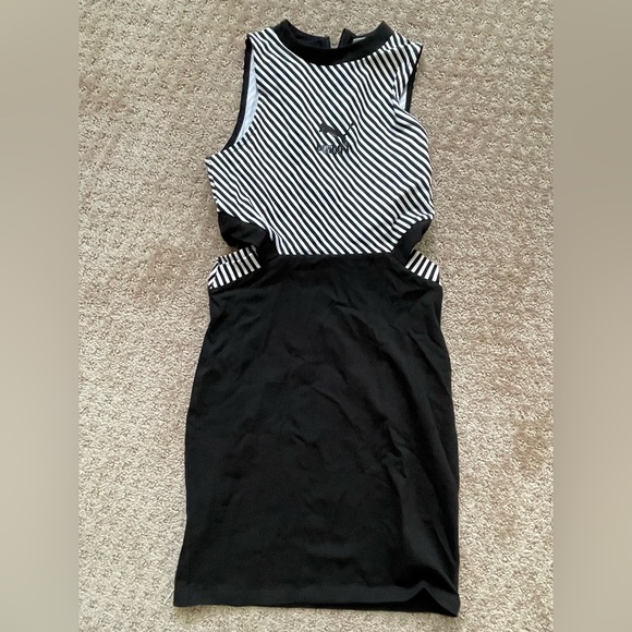 Puma | Dresses | Puma Dress Black White Color | Poshmark